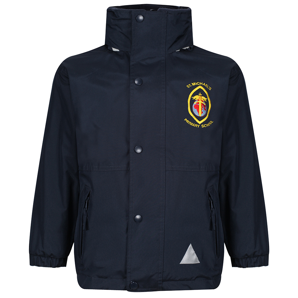 St Michael's Primary Heavy Rain Jacket - School Uniform Scotland